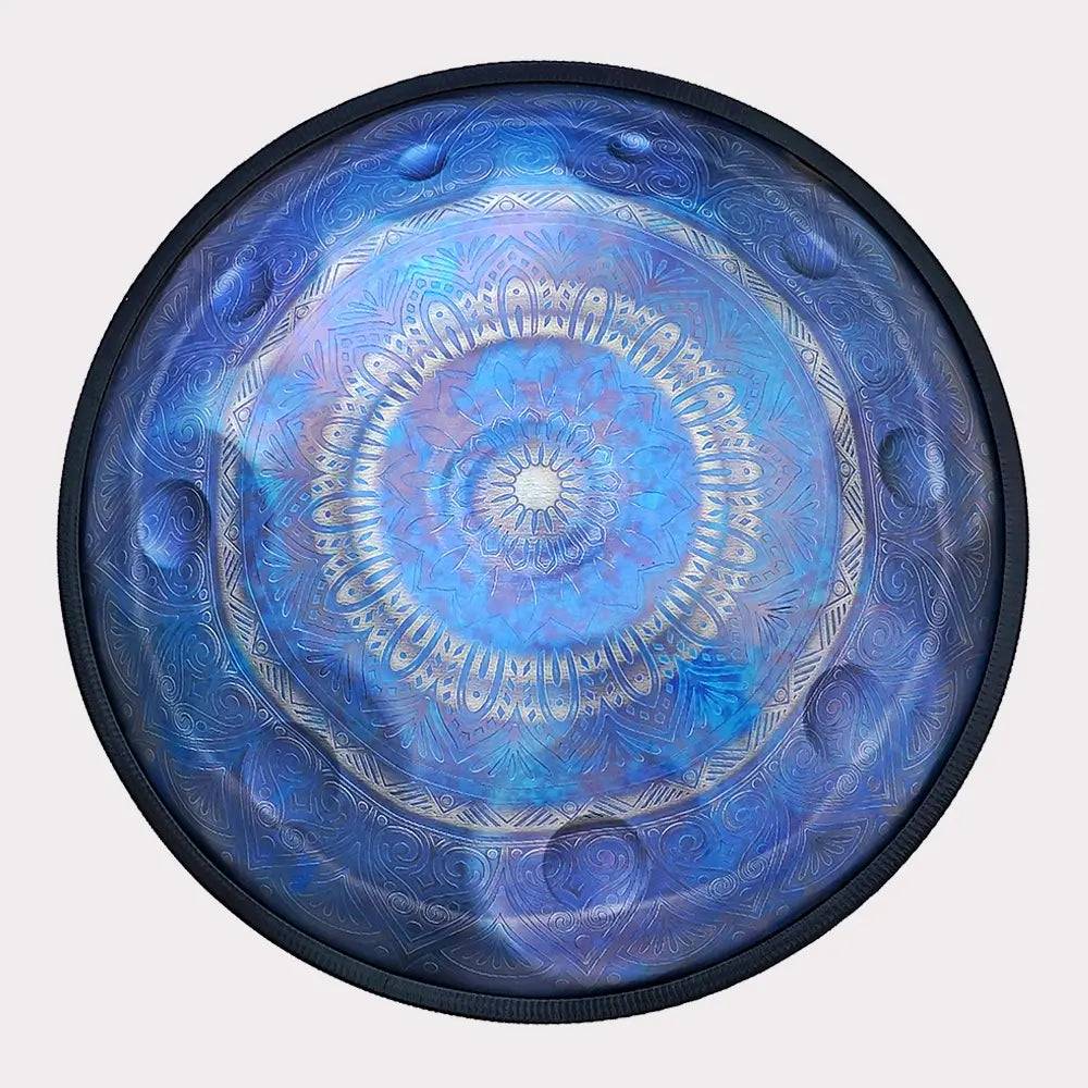 Textured Mandala Handpan 10 Notes Hand Pan Instruments | Handpanuni ...